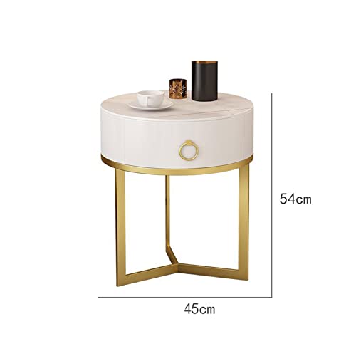 HIGOH Bedside Table Living Room Furniture Bedside Table Modern Minimalist Bedroom Hotel Nightstands Small Apartment Dormitory Storage Cabinet