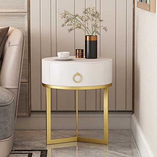 HIGOH Bedside Table Living Room Furniture Bedside Table Modern Minimalist Bedroom Hotel Nightstands Small Apartment Dormitory Storage Cabinet