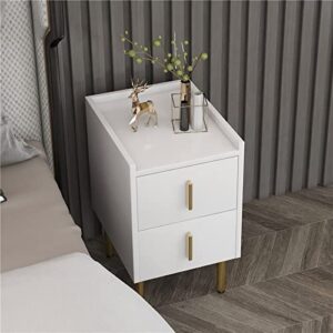 HIGOH Bedside Table Bedside Table Simple Modern Light Luxury Bedroom Mini Small Simple Ultra-Narrow Wind Free Installation