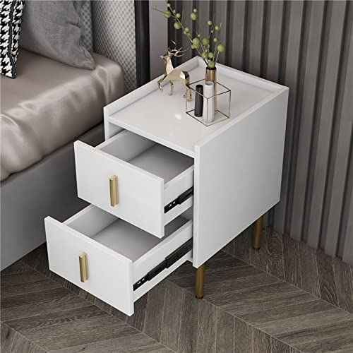 HIGOH Bedside Table Bedside Table Simple Modern Light Luxury Bedroom Mini Small Simple Ultra-Narrow Wind Free Installation