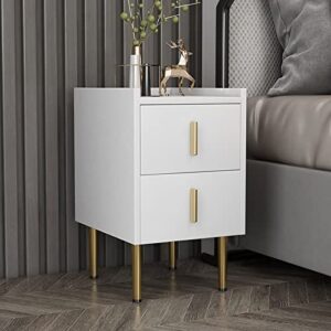 HIGOH Bedside Table Bedside Table Simple Modern Light Luxury Bedroom Mini Small Simple Ultra-Narrow Wind Free Installation