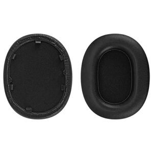 Geekria QuickFit Replacement Ear Pads for Sony WH-1000XM5 WH1000XM5 Wireless Headphones Ear Cushions, Headset Earpads, Ear Cups Cover Repair Parts (Black)