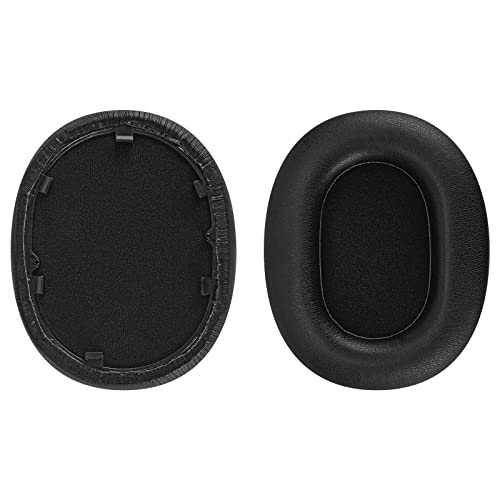 Geekria QuickFit Replacement Ear Pads for Sony WH-1000XM5 WH1000XM5 Wireless Headphones Ear Cushions, Headset Earpads, Ear Cups Cover Repair Parts (Black)