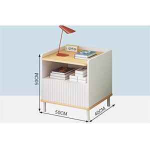 HIGOH Bedside Table Drawer Storage Bedside Table Shelves Coffee Mobile Bedside Table Bathroom Furniture