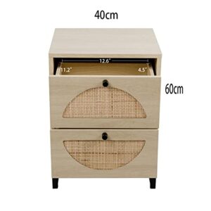 HIGOH Bedside Table Drawer Side Table,Display Rack for Bedroom and Living Room,Nightstand Side Table Bedroom Storage Drawer Bedside End Table