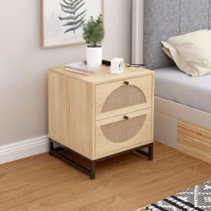 HIGOH Bedside Table Drawer Side Table,Display Rack for Bedroom and Living Room,Nightstand Side Table Bedroom Storage Drawer Bedside End Table