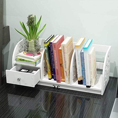 GELTDN Bookshelf Simple and Desk Simple Assembly Storage Shelf Environmental Protection Material, Waterproof and , No Odor