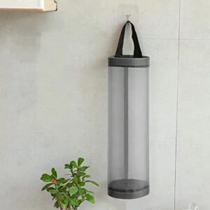 GURSAC Plastic Bag Dispenser Stand Hanging Foldable Mesh Trash Bag Organizer Recycling Stand Trash Can Storage Bag Storage Organizer