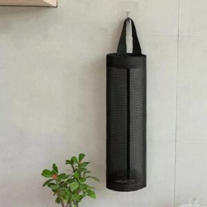 GURSAC Plastic Bag Dispenser Stand Hanging Foldable Mesh Trash Bag Organizer Recycling Stand Trash Can Storage Bag Storage Organizer