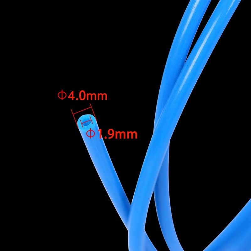 3D Printer Accessories PTFE Tube 1.75mm Filament ID1.9mmOD4mm Tube 3D Printer Controllers ( Size : 3 Meter )