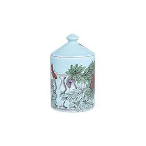 Fornasetti Women's Farfalle e Balaustra Candle, Giardino Segreto, Blue, Graphic, One Size