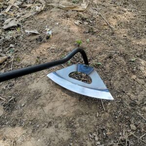 PINTLE Garden Hoe - All-Steel Hardened Hollow Hoe for Weeding, Garden Edger Weeder, Easy Weeding and Soil Loosening, Weeding Hoe Garden Tool, Durable and Efficient Hand Tool