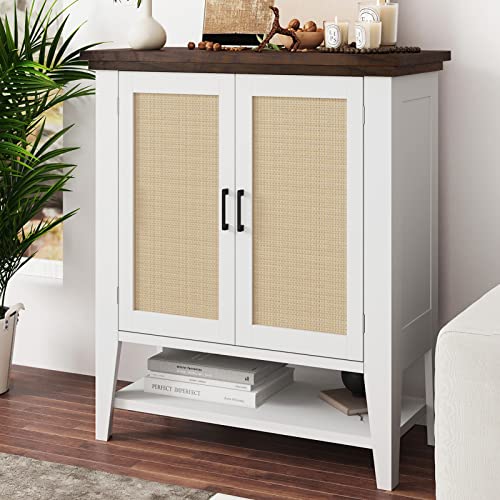 Amyove Buffet Storage Cabinet, White