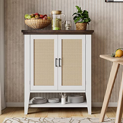 Amyove Buffet Storage Cabinet, White