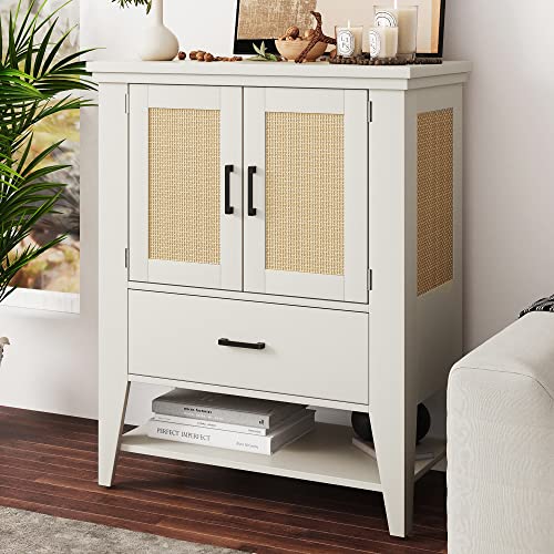 Amyove Buffet Storage Cabinet, Off White