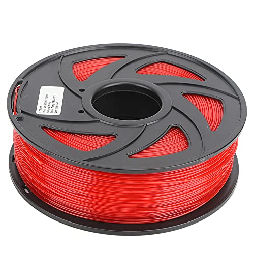 1.75mm 1KG 3D Printer Long Filament Red 3D Printing Consumables Neatly Wound PLA Meta Filament Bundle Industrial Additive Manufacturing Products for Home Decoration