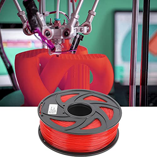 1.75mm 1KG 3D Printer Long Filament Red 3D Printing Consumables Neatly Wound PLA Meta Filament Bundle Industrial Additive Manufacturing Products for Home Decoration