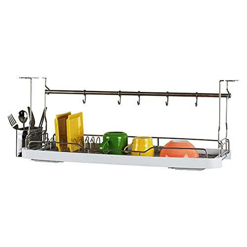 TULGIGS Attachable Dish Rack Dish Rack Wire Shelf Liner Dish Holer (800mm (31.5")) White