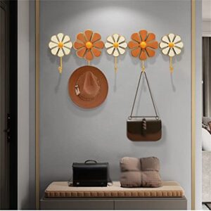 BBSJ Entrance Door Behind The Coat Hook Key Rack Porch Living Room Fashion Metal Decorative Hook