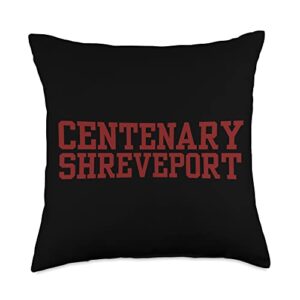 college fever centenary college of louisiana shreveport 02 throw pillow, 18x18, multicolor