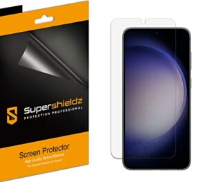 supershieldz (3 pack) designed for samsung (galaxy s23 plus 5g) screen protector, high definition clear shield (pet)