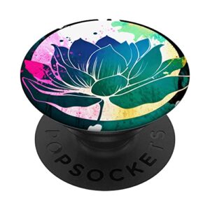 lotus flower blossoms garden botanical aesthetic plants art popsockets swappable popgrip