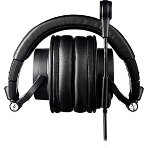 Audio-Technica ATH-M50xSTS-USB StreamSet Headset with USB Connector with Headphone Stand & Goby Labs Headphone Cleaner w/Cloth