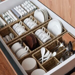 StorageWorks Seagrass Storage Baskets