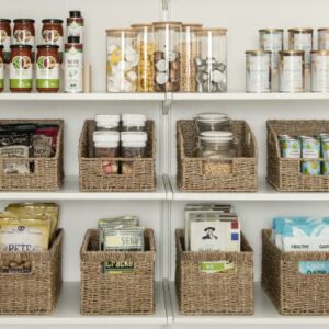 StorageWorks Seagrass Storage Baskets