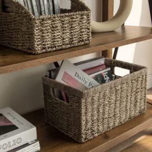 StorageWorks Seagrass Storage Baskets