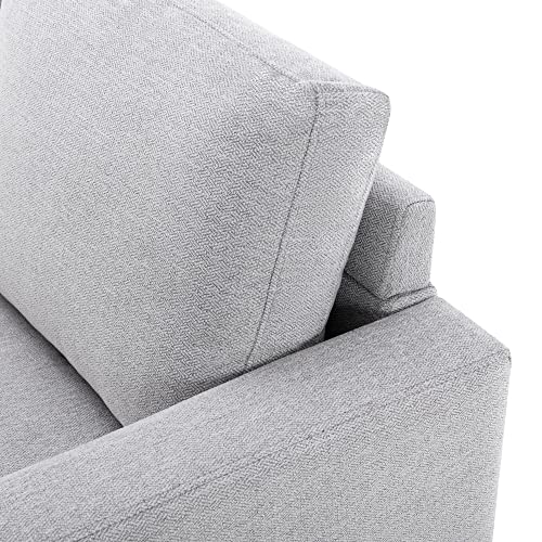 Morden Fort Couch Oversized, Sectional Sofa No-Sagging Comfy, Couches for Living Room Dust-Proof, Sectional Couch L-Shaped Reversible, Sofas & Couches with Chaise, Modular Sectional Sofa Couch L Grey