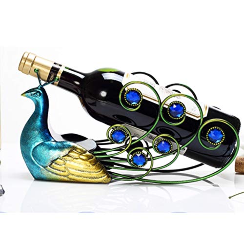 ZYZMH Wine Rack Decoration Light High-end Decoration Wine Cabinet Wine Bottle Rack Household Personality Rack Creative Display Rack Industry