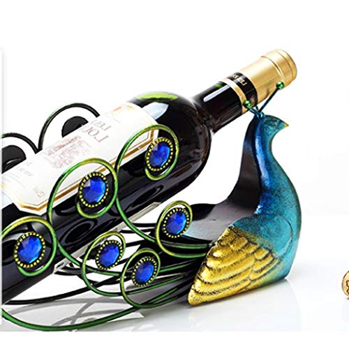 ZYZMH Wine Rack Decoration Light High-end Decoration Wine Cabinet Wine Bottle Rack Household Personality Rack Creative Display Rack Industry