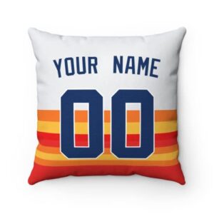 INAOO Throw Pillow Custom Any Name Number Personalized Gifts for Houston