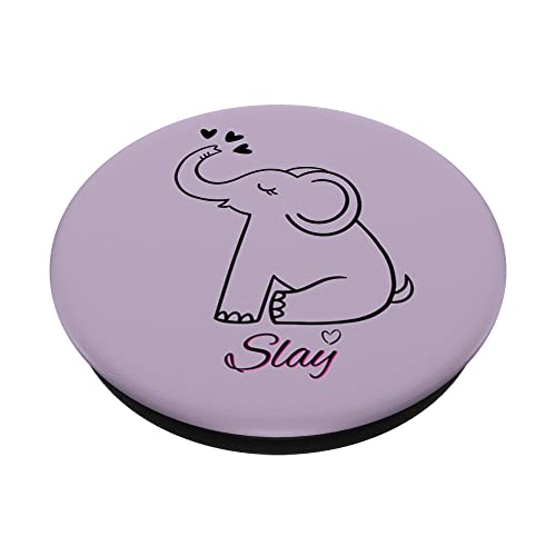 Slay Elephant Love PopSockets Swappable PopGrip