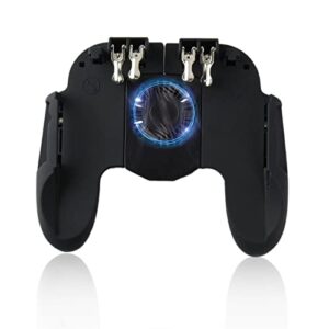 Six Finger Moible Controller Gamepad Free Fire L1 R1 Triggers PUGB Mobile Game Pad Grip Joystick For IPhone Android Phone