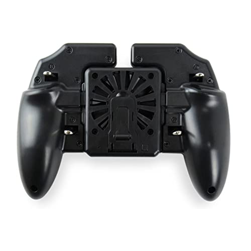 Mobile Game Controller with Cooling Fan/Phone Holder/Finger Sleeves oystick For Android iPhone Mobile Game Pad Trigger Controller Gaming Smartphone of Command Cellphone