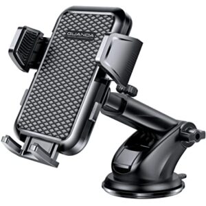 GUANDA TECHNOLOGIES CO., LTD. Cell Phone Stand, Desk Phone Holder, Upgraded Car Mount Phone Holder Dashboard Windshield