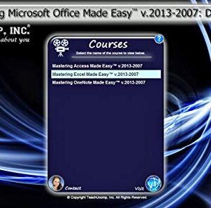 TEACHUCOMP Video Training Tutorial for Microsoft Office 2013 and 2010 DVD-ROM Course and PDF Manuals