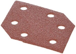 porter-cable 767600805 80 grit diamond-shaped hook & loop profile sanding sheets (5-pack)