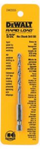 dewalt dw2555 5/32-inch hex shank drill bit,black