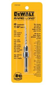 dewalt dw2568 #8 countersink with 11/64-inch drill bit