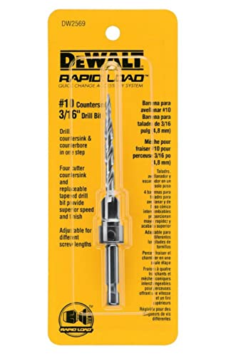 DEWALT DW2569 Style#10 Countersink with 3/16-Inch Drill Bit