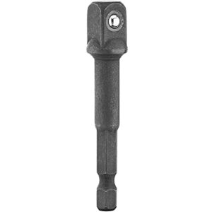 DEWALT DW2542 1/4-Inch Hex Drive to 3/8-Inch Socket Adapter , Silver