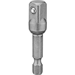 DEWALT DW2542 1/4-Inch Hex Drive to 3/8-Inch Socket Adapter , Silver