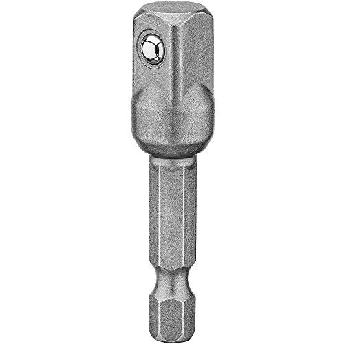 DEWALT DW2542 1/4-Inch Hex Drive to 3/8-Inch Socket Adapter , Silver