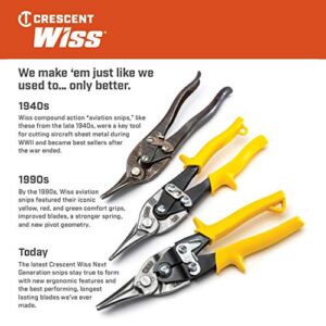 Wiss 9-3/4 Inch MetalMaster Compound Action Snips - Straight, Left and Right Cut - M3R