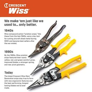 Wiss 9-3/4 Inch MetalMaster Compound Action Snips - Straight, Left and Right Cut - M3R