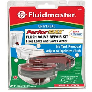 Fluidmaster 555CRP8 Universal PerforMAX 5 Minute Toilet Flush Valve Repair Kit 2 In.