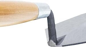 MARSHALLTOWN Pointing Trowel, 5 x 2 1/2 Inch Inch Blade, Philadelphia Pattern, Single Piece High Carbon Steel, Wooden Handle, Repair Mortar Joints, Masonry, Made in the USA, 45 5